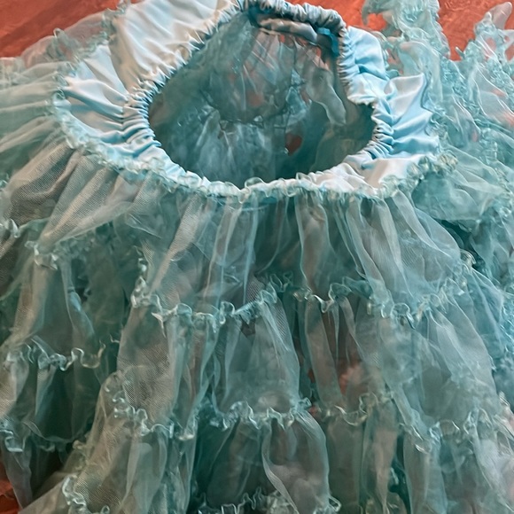 Skirts | Vintage Blue Tutu | Poshmark